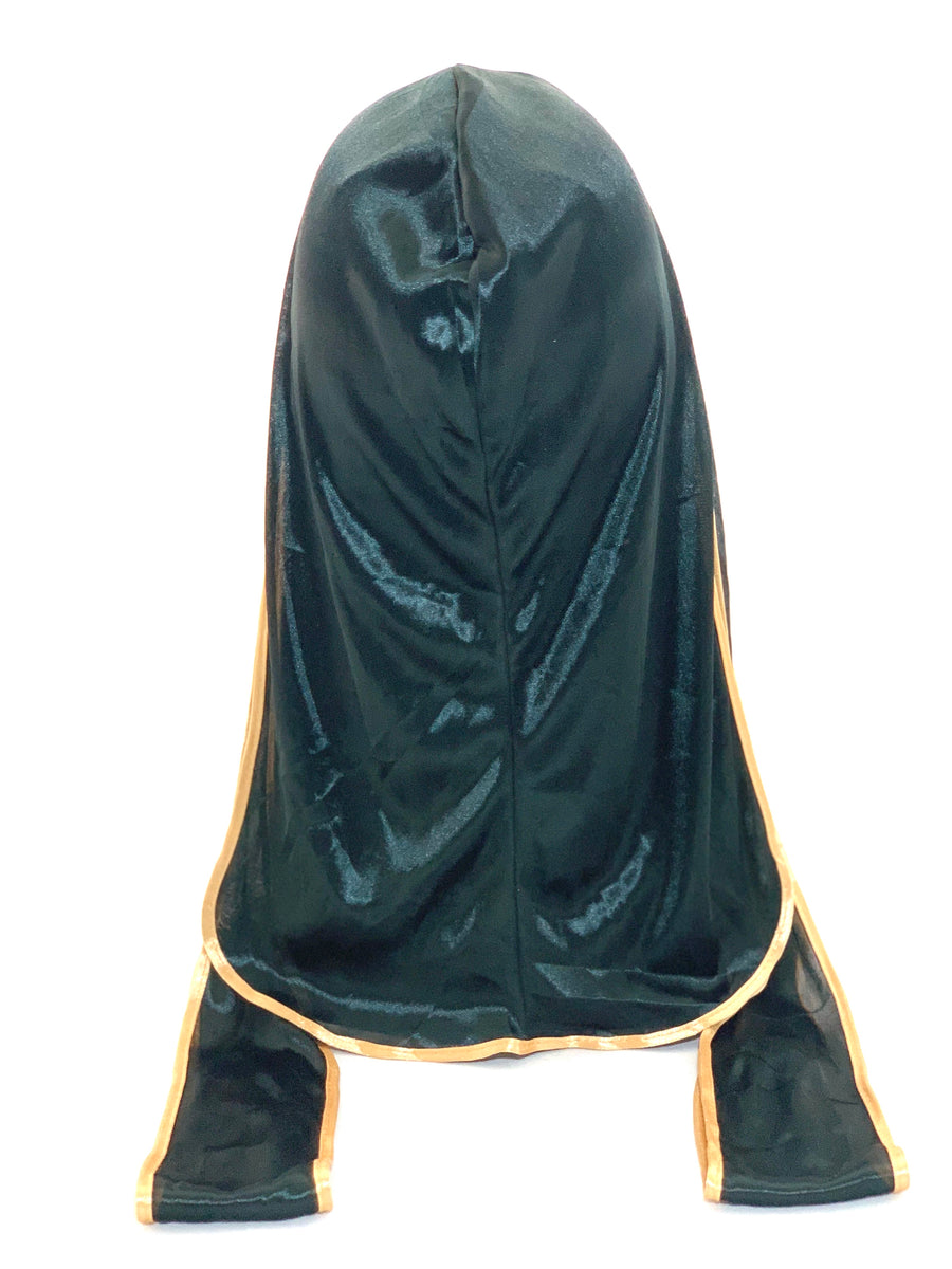 Black 2-Tone Silky Durag – DuragBox
